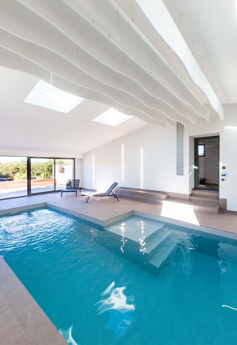 CONSTRUCTION D'UNE PISCINE COUVERTE PRIVÉE - ACCORD & ARCHI